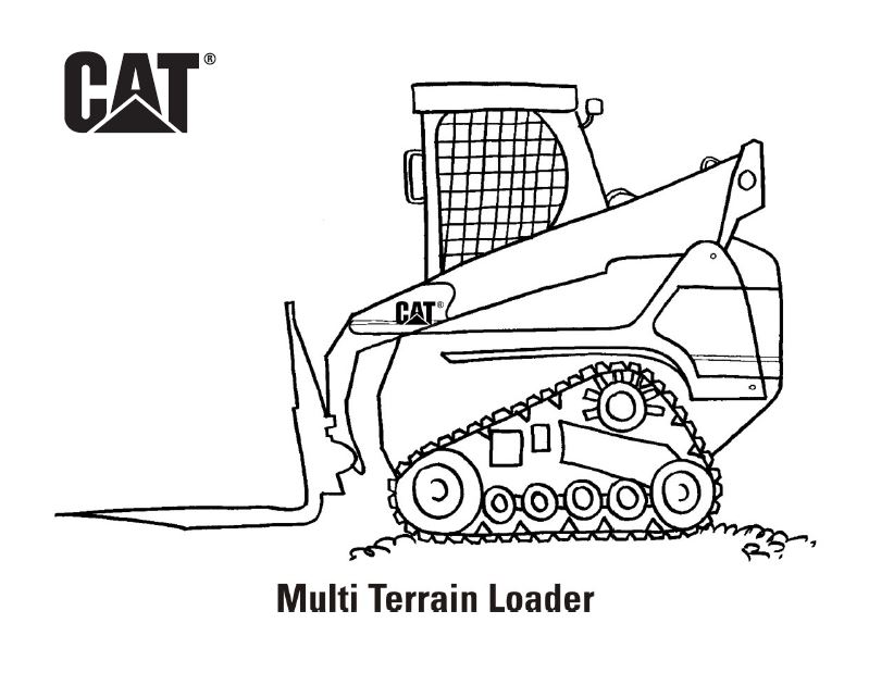 Cat Equipment Coloring Pages